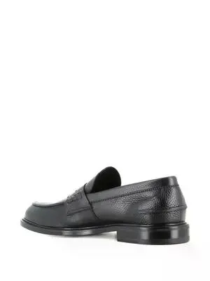 TASSINARI Textured Leather Loafers - Black