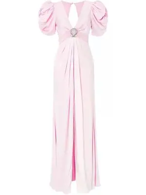 TEMPERLEY LONDON Short-sleeve Gown - Pink