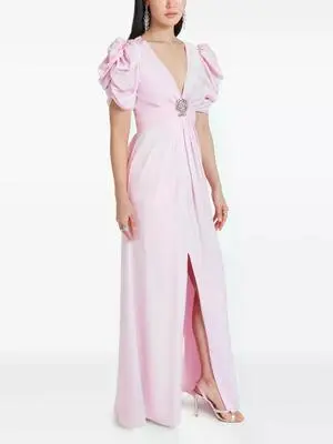 TEMPERLEY LONDON Short-sleeve Gown - Pink