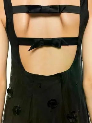 Viktor & Rolf Embroidered Mini Dress - Black