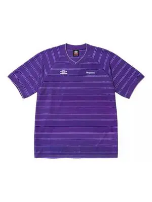 Supreme X Umbro® Striped ""ss 25 - Purple"" Soccer Jersey Purple