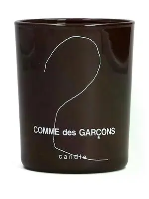 Comme Des Garçons Logo-print Candle - Brown