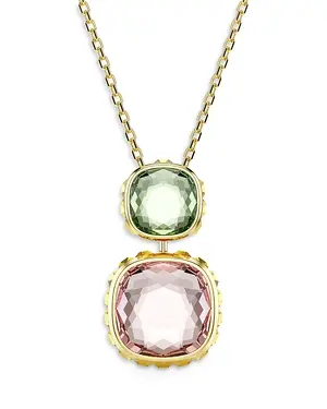 SWAROVSKI Chroma Crystal Pendant Necklace - Multi/gold