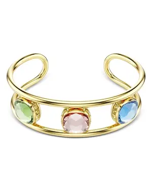SWAROVSKI Chroma Crystal Reversible Cuff Bracelet - Multi/gold