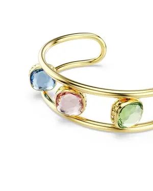 SWAROVSKI Chroma Crystal Reversible Cuff Bracelet - Multi/gold