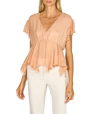 SECRET PON-PON Thea Top - Peach