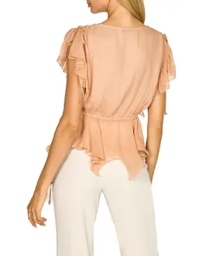 SECRET PON-PON Thea Top - Peach