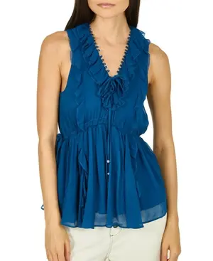 SECRET PON-PON Madison Top - Deep Sea Blue