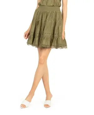 SECRET PON-PON Audrey Skirt - Hunter Green