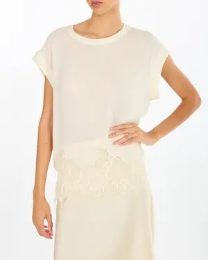 SECRET PON-PON Evrin Top - Butter Creme
