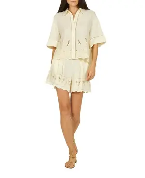 SECRET PON-PON Marlene Top - Antique Creme