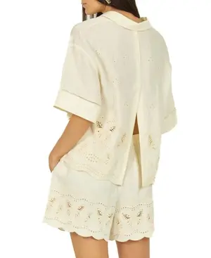 SECRET PON-PON Marlene Top - Antique Creme