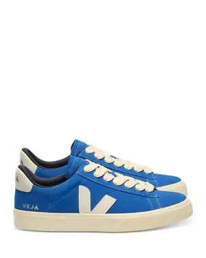 VEJA Campo Low Top Leather Sneakers - Indigo