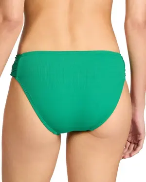 Robin Piccone Amy Tab Side Bikini Bottom - Emerald