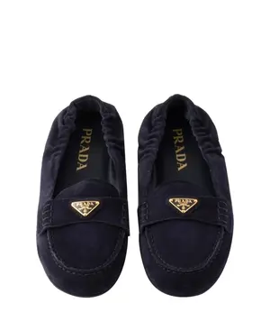 Prada Suede Loafers - Blue