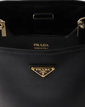 Prada Medium Leather Bag - Black