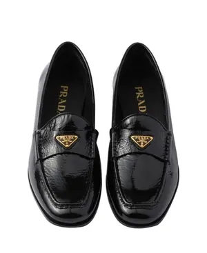 Prada Naplak Patent Leather Loafers