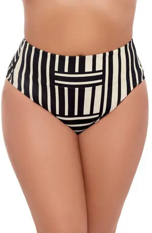 S3 APPAREL Ultra High Waist Banded Bikini Bottom - Chic Crossing