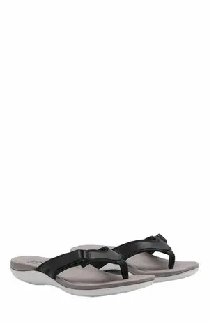ABEO Oasis Sport Flip Flop - Black - Regular