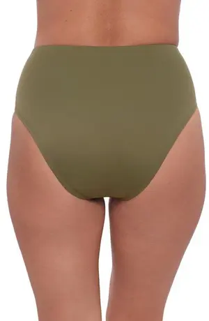 S3 APPAREL High-waisted Bikini Bottoms - Eucalyptus