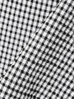 RÓHE Gingham Seersucker Shorts