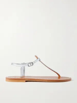 K.JACQUES Picon Metallic Leather Sandals