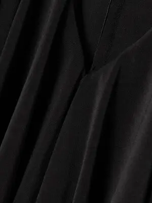 Norma Kamali Ruffled Jersey Mini Dress