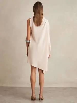 REISS Ellery One-shoulder Mini Dress