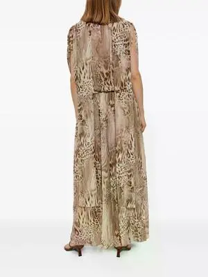 Blumarine Printed Chiffon Dress