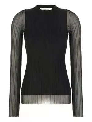 Sportmax Long-sleeved Top - Black