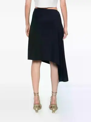 Alexander McQueen Asymmetric Midi Skirt
