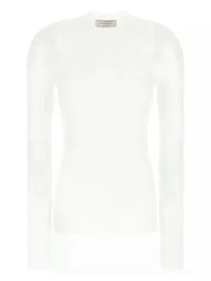 Sportmax Long-sleeved Top - White