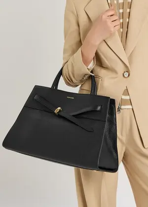 Veronica Beard Large Dash Top Handle Bag - Black