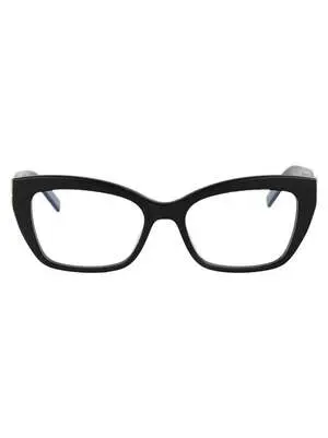 Saint Laurent Optical Glasses 001 Black Black Transparent