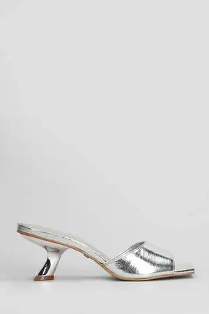 ANDREA CARRANO Slipper-Mule - Silver