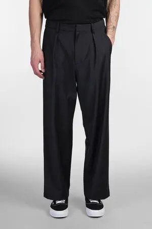 Attachment Wool Pants - Black
