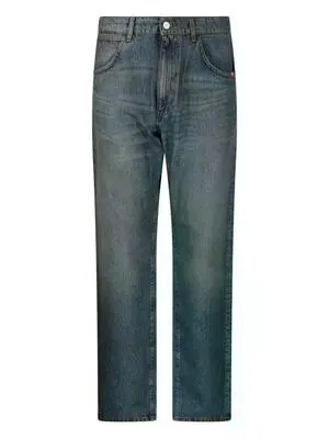 AMISH SUPPLIES Cotton Straight Leg Jeans - Blue