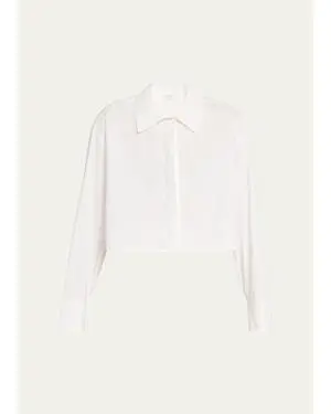 A.L.C. Maude Cropped Top - White