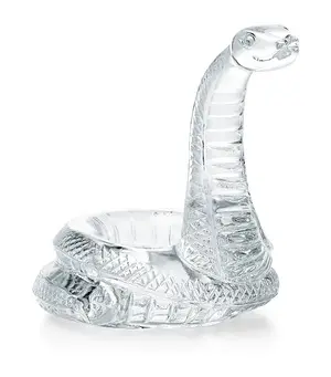 THE MARTHA, BY BACCARAT Crystal Zodiaque Snake 2025 Figurine - Clear