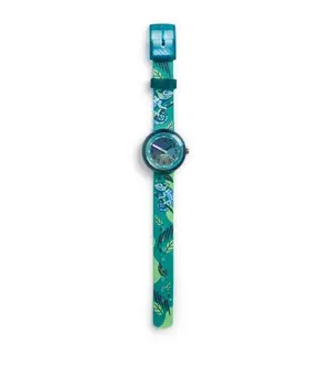 FLIK FLAK Camo Friends Strap Watch - Green