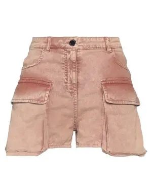 Pinko High Waisted Cargo Denim Shorts