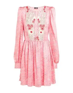 Elisabetta Franchi Flared Floral-print Mini Dress