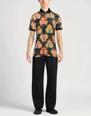 Versace Polo Shirt Size Cotton, Polyester, Polyamide, Elastane