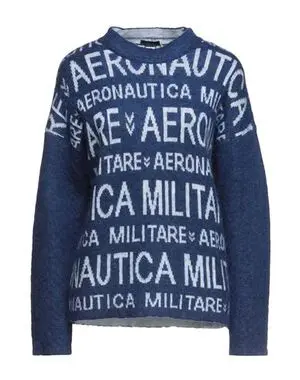 AERONAUTICA MILITARE Sweater In Wool Blend - Blue