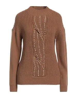Guess Embellished Turtleneck Knit Sweater