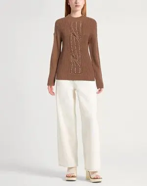 Guess Embellished Turtleneck Knit Sweater