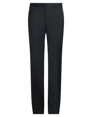 Canali Tailored Virgin Wool Pants - Black