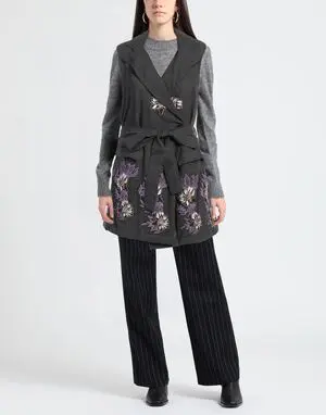 CONNOR & BLAKE Double-breasted Embroidered Flannel Blazer