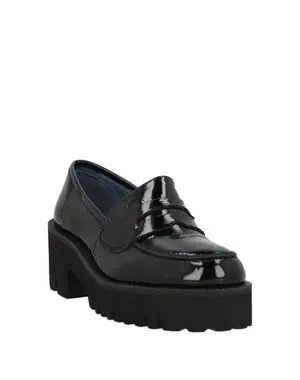 PREGUNTA Patent Leather Loafers With Block Heel