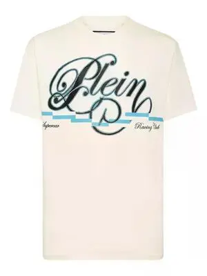Philipp Plein Coursive Border T-shirt - White